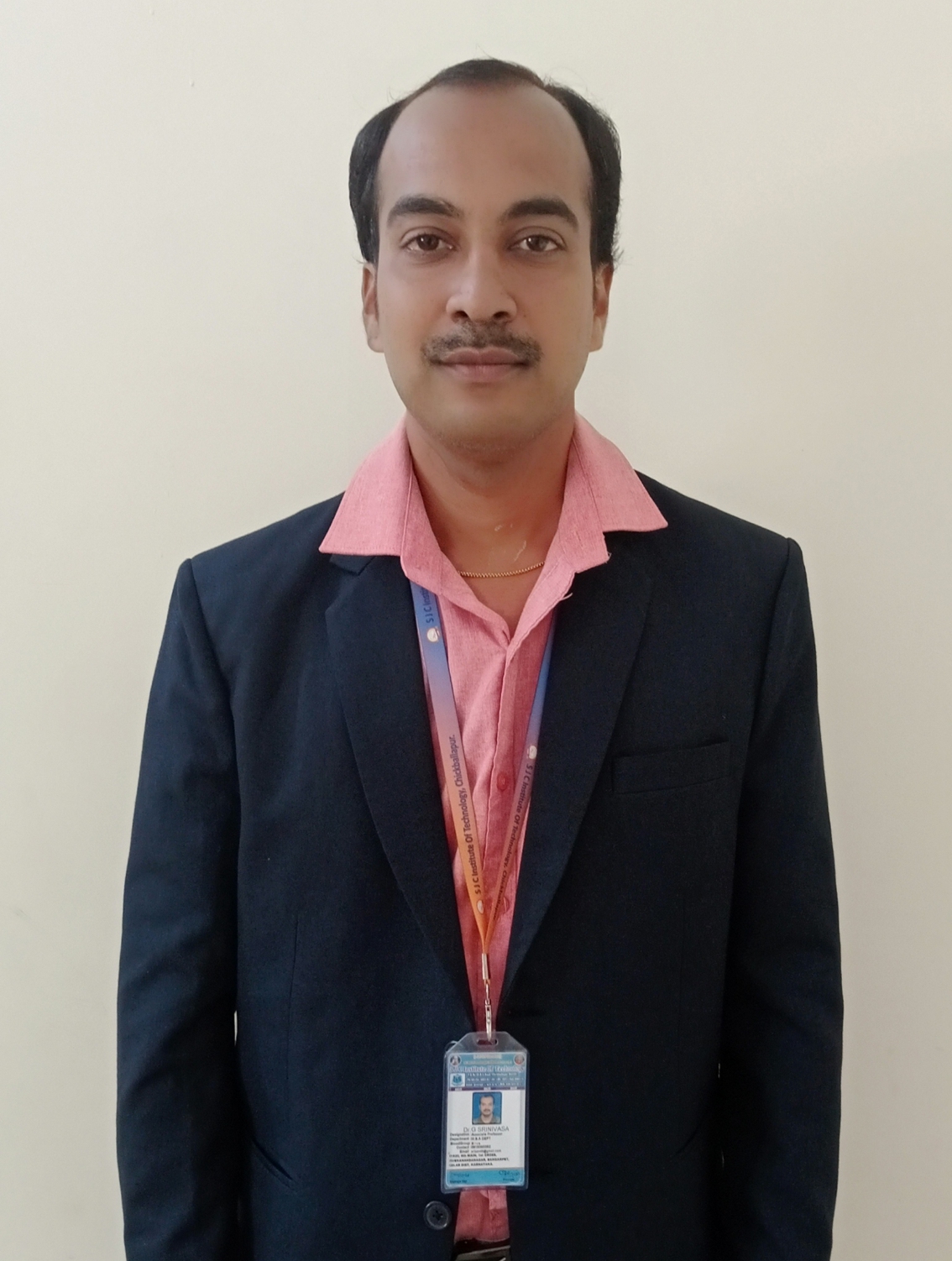 Dr. G SRIKANTH - SJCIT MBA